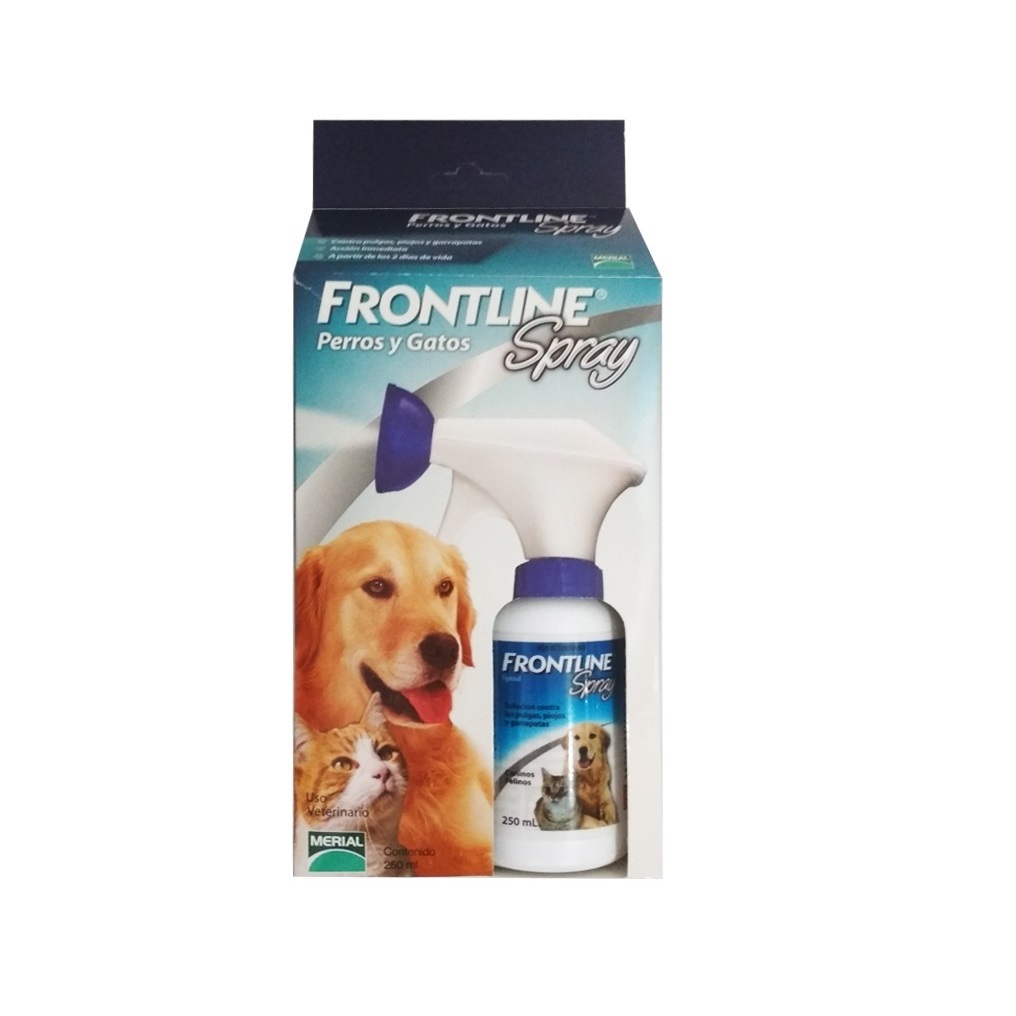 FRONTLINE SPRAY PARA GATOS Y PERROS 250 ML - Mundo Animal