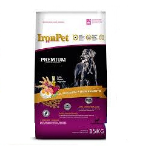 IRON PET PREMIUM PERRO ADULTO X 20KG - Mundo Animal