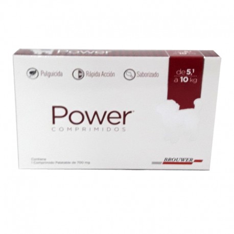 COMPRIMIDO POWER PERROS DE 5.1 A 10 KG - Mundo Animal