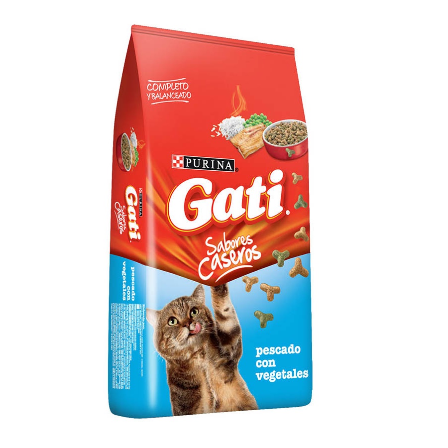 GATI PESCADO, ARROZ Y ESPINACA X 15 KG - Mundo Animal
