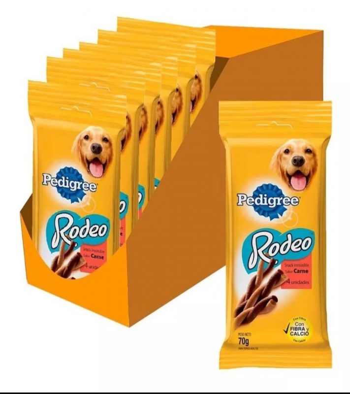 PEDIGREE RODEO SABOR CARNE X 4 UNI. - Mundo Animal